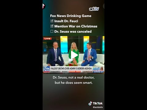 The Fox News drinking game is fun for everyone!