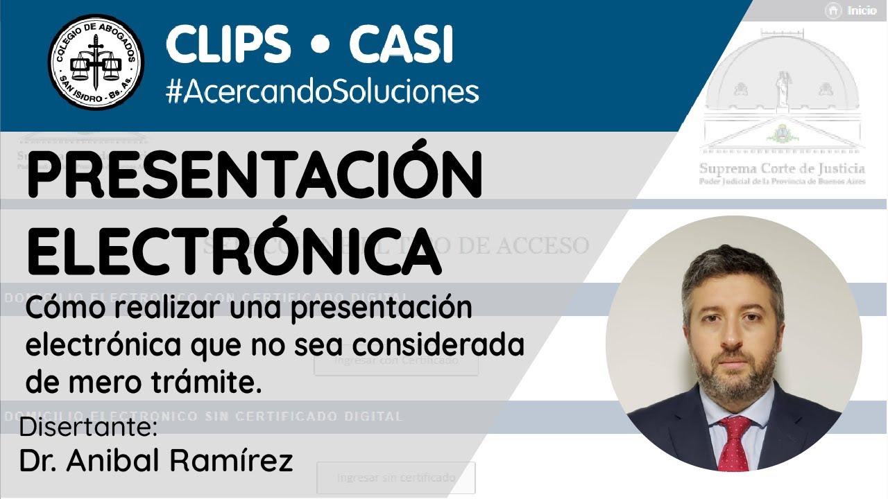 Presentación electrónica | CLIPS CASI