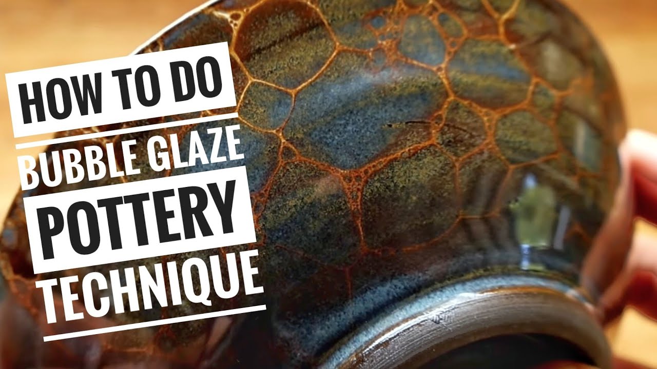 How to bubble glaze on pottery