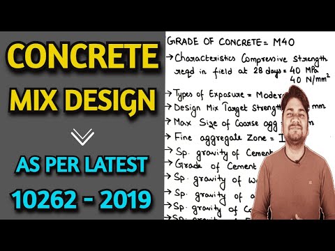Concrete Mix Design as per Latest IS Code 10262 - 2019 | Learning Civil Technology