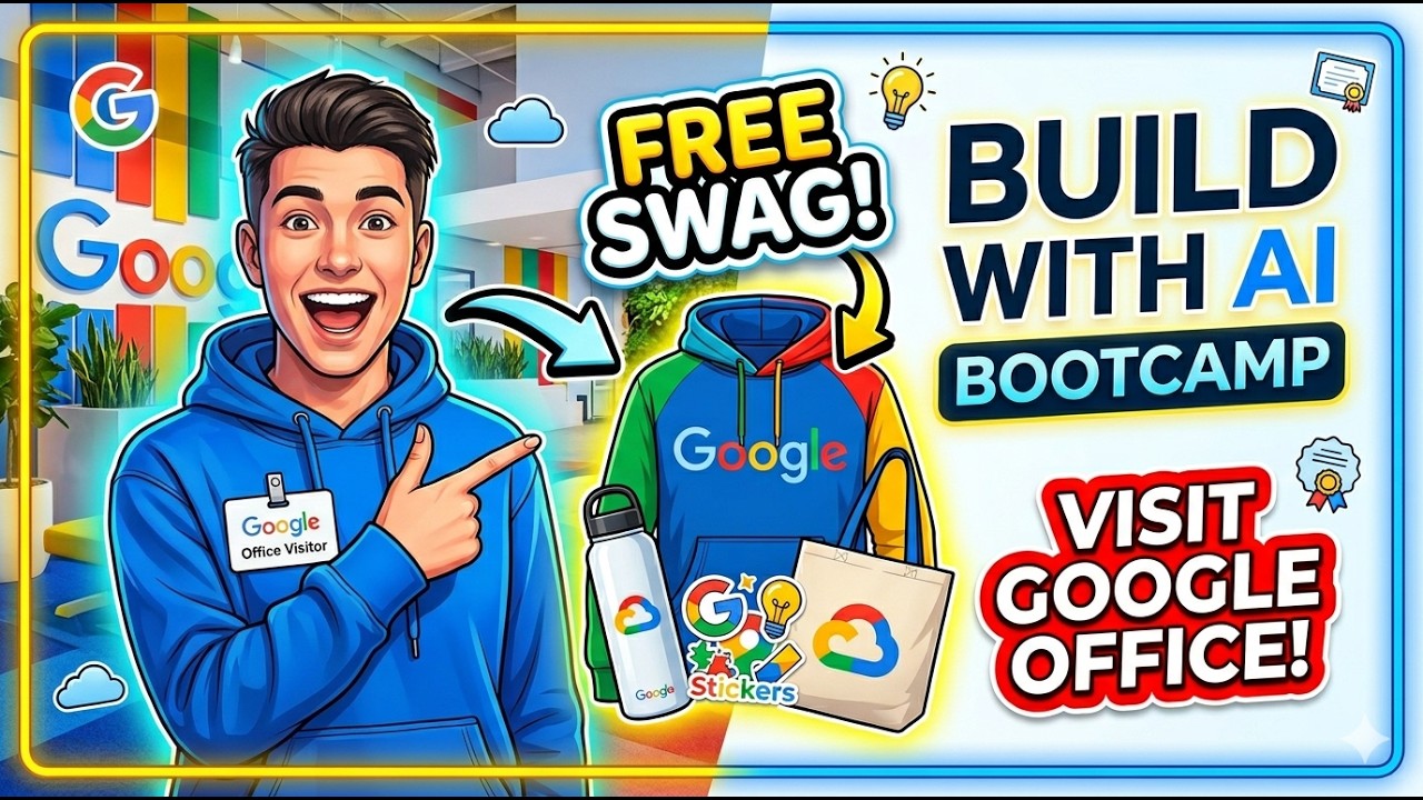 FREE Google AI Bootcamp 2026: Get Swag, Visit Google Office & Learn GenAI!