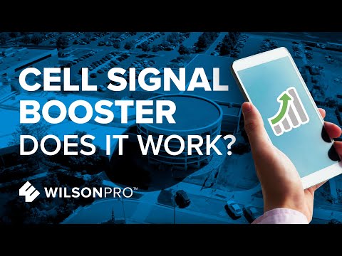 On-site Demo of a Commercial Cell Signal Amplifier | WilsonPro