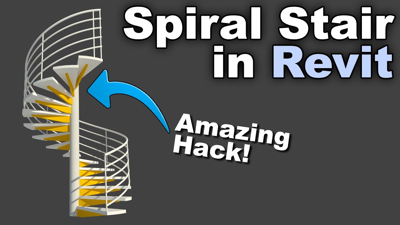 Spiral Stair in Revit Tutorial