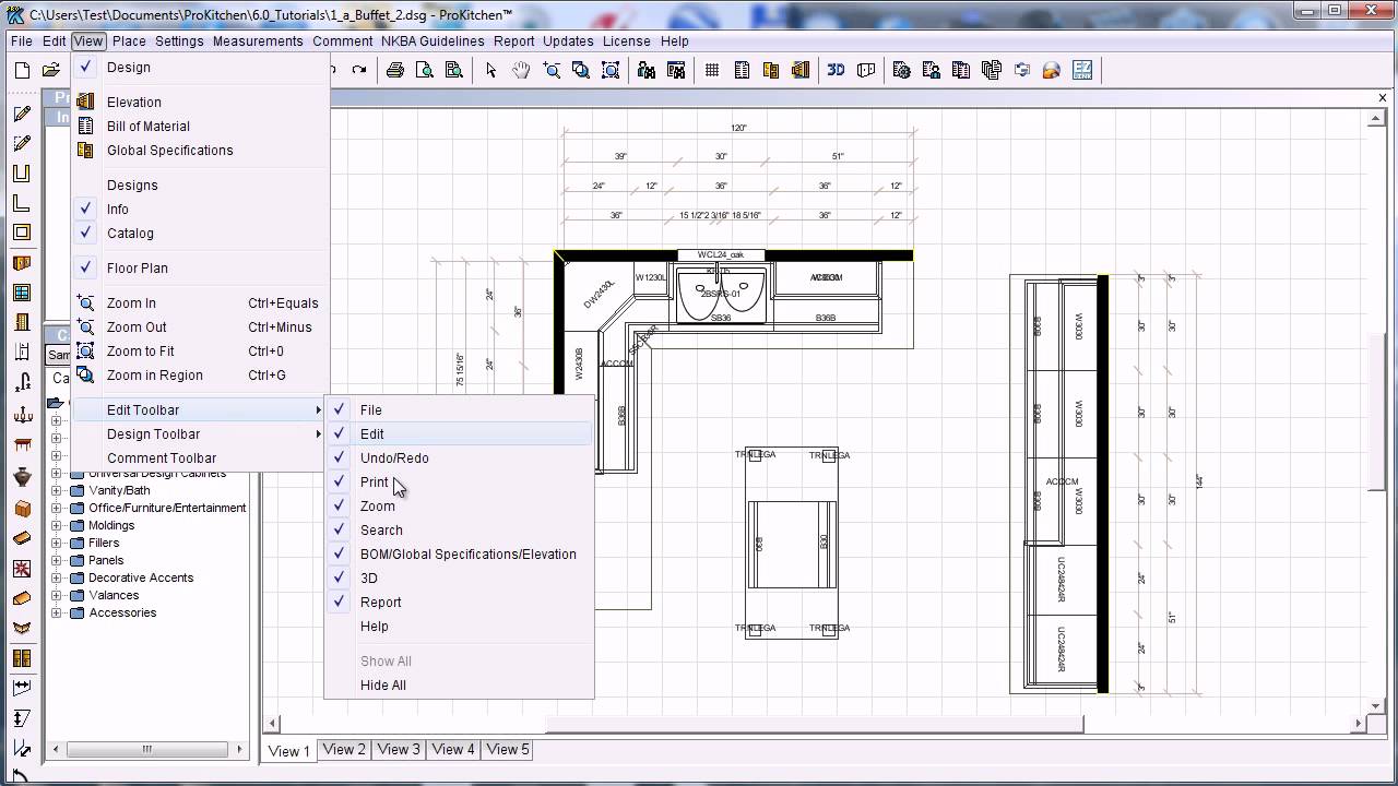 Using the Edit Toolbar