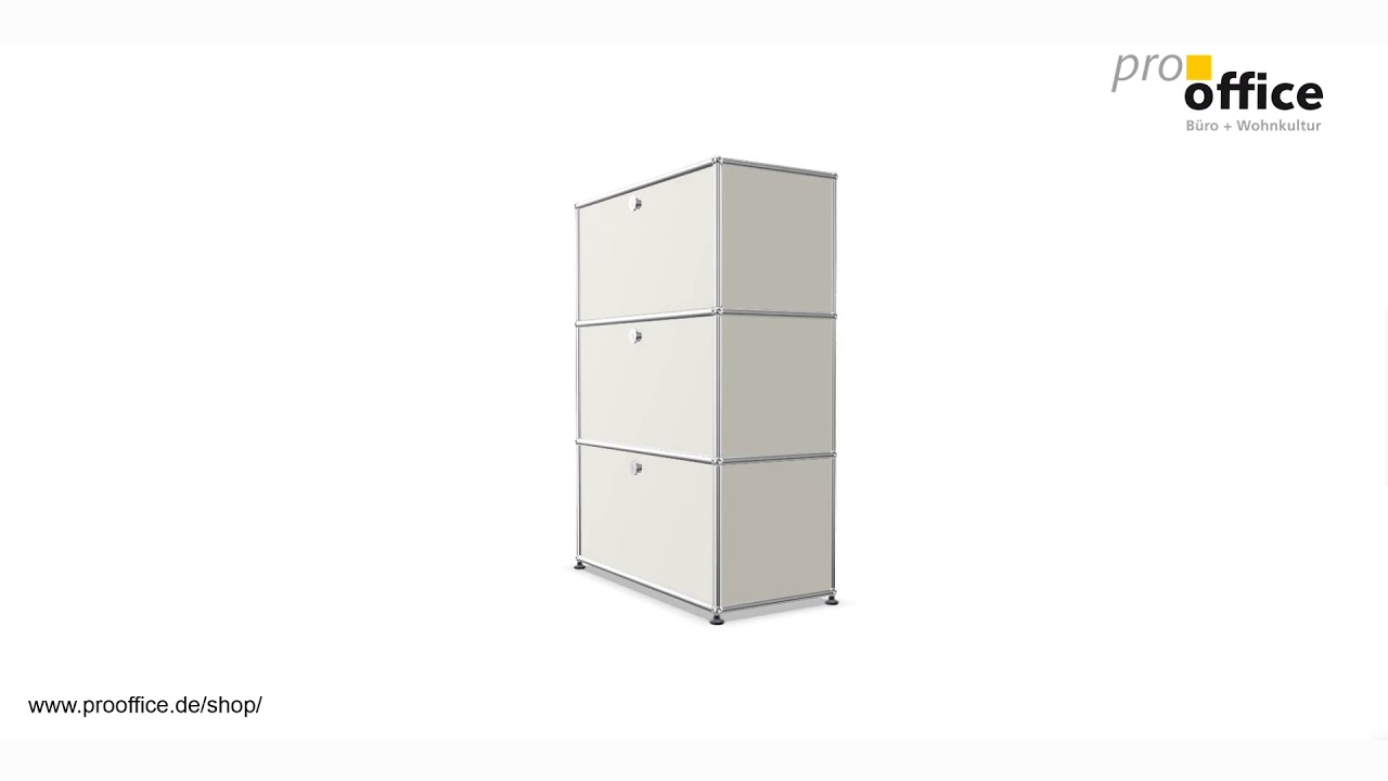 USM Haller Highboard with 3 folding doors | pro office