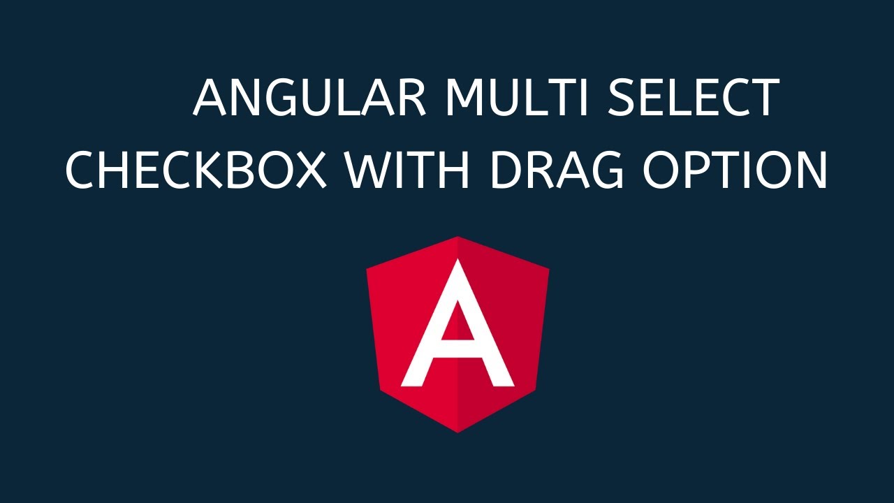 Angular Multiselect checkbox with drag option
