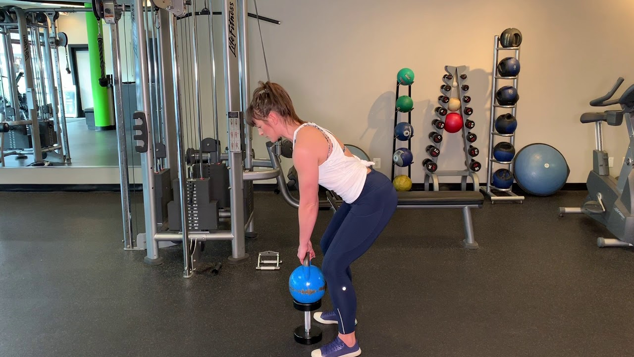 Kettlebell elevated Deadlift - Booty Builder