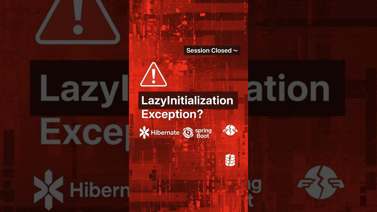 This One JPA Error Haunts Every Java Dev 😨 (Fix LazyInitializationException)