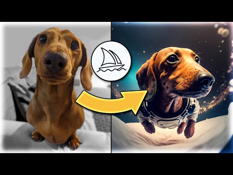 Turn YOUR PET into Ai Art with MIDJOURNEY🐕
