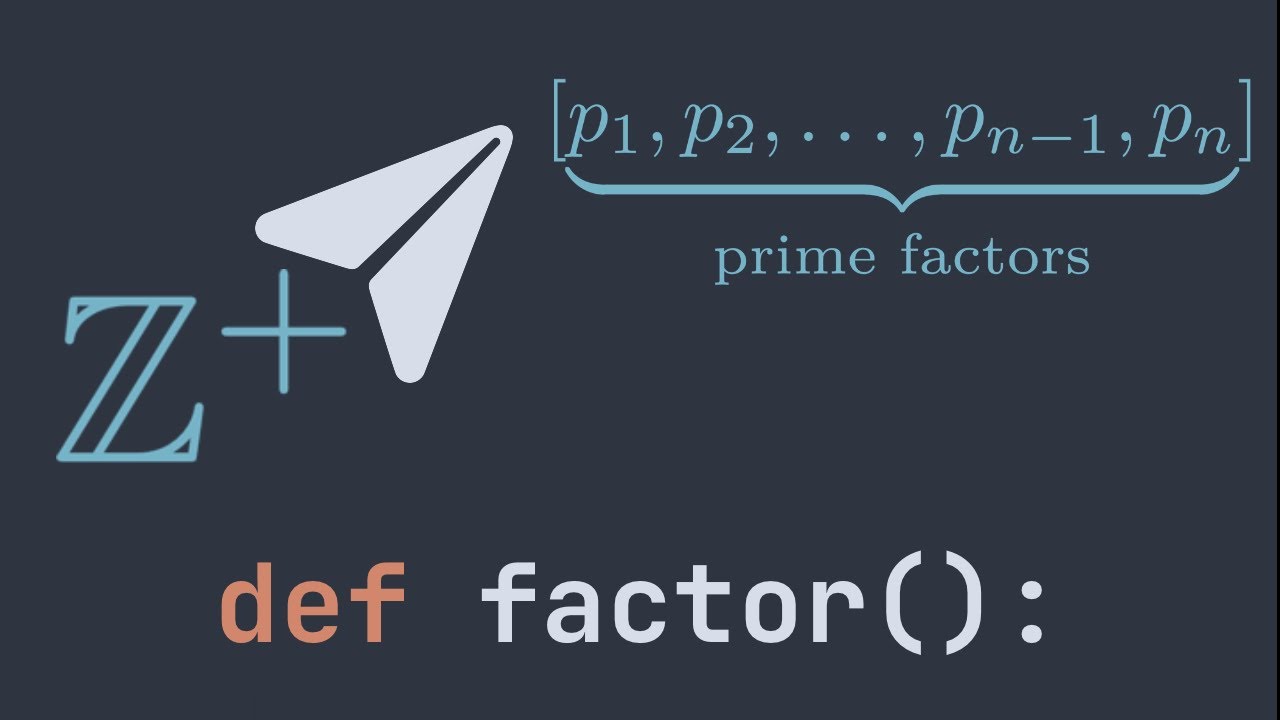 HOW to define a Python function to factor a positive integer? 🐍 Google Colab