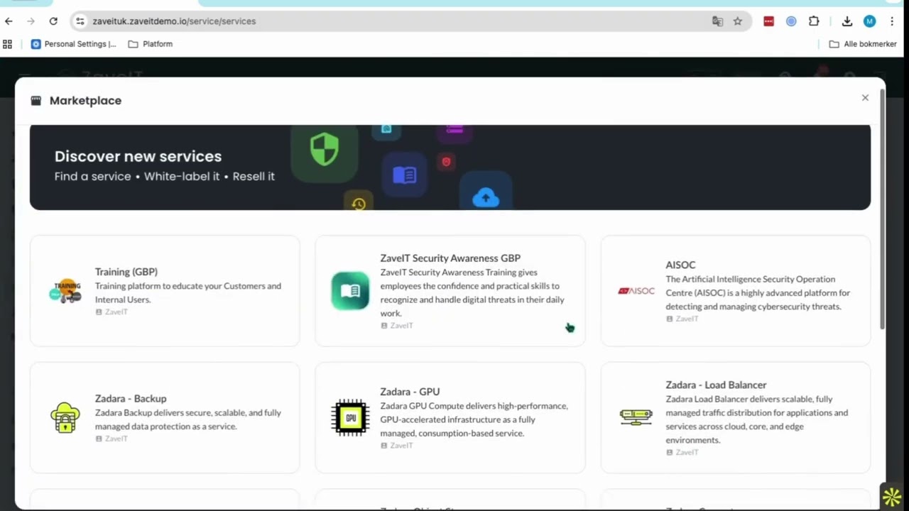 How to Add Services from the ZaveIT Marketplace | Step-by-Step Tutorial