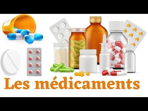 les médicaments en français. Apprendre le lexique des médicaments facilement et avec des images.