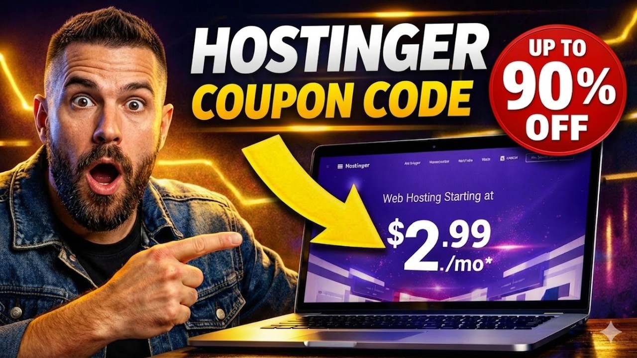 Best Hostinger Coupon Code 2026 🔥 Huge Discount (Up to 90% OFF – Working Now!)