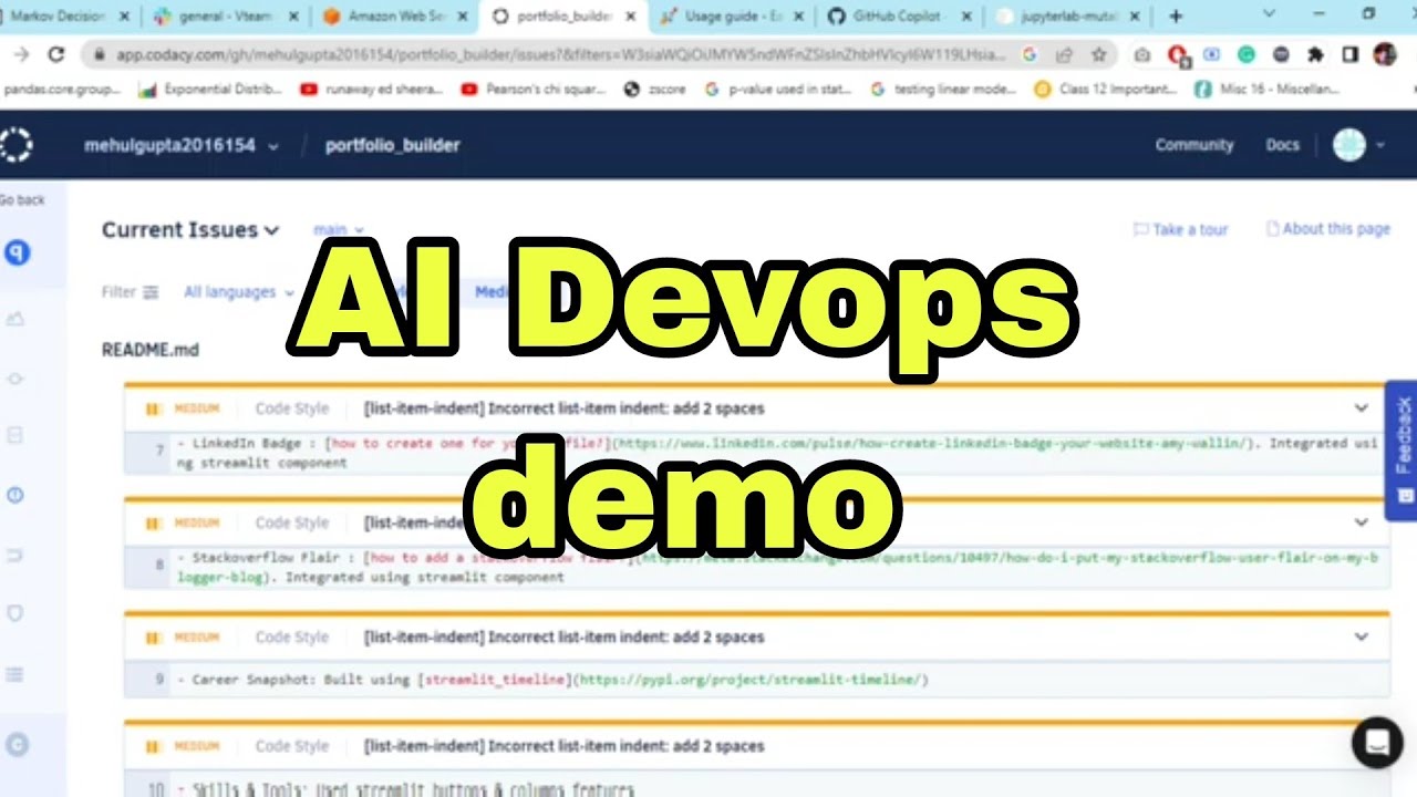 AI auto Devops using Codacy