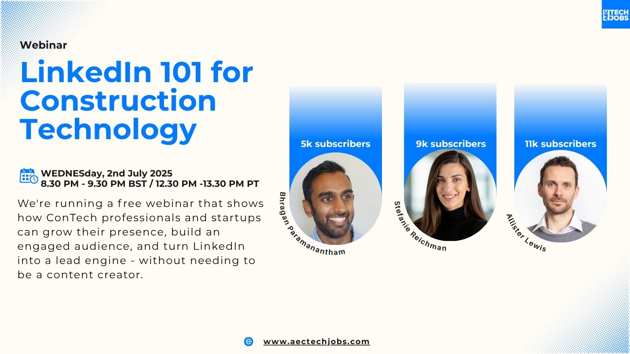 LinkedIn 101 for Construction Technology