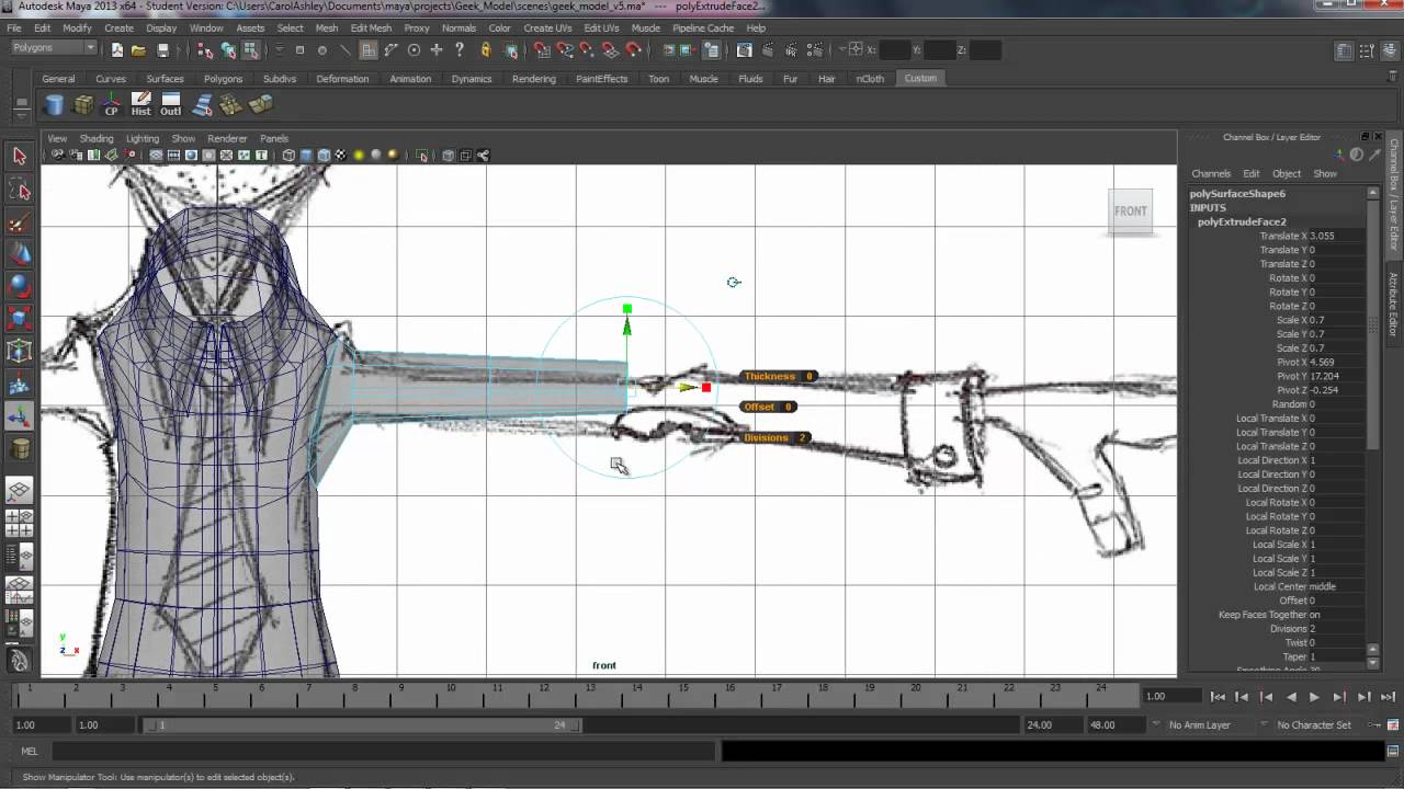 Character Modeling - Lesson 06