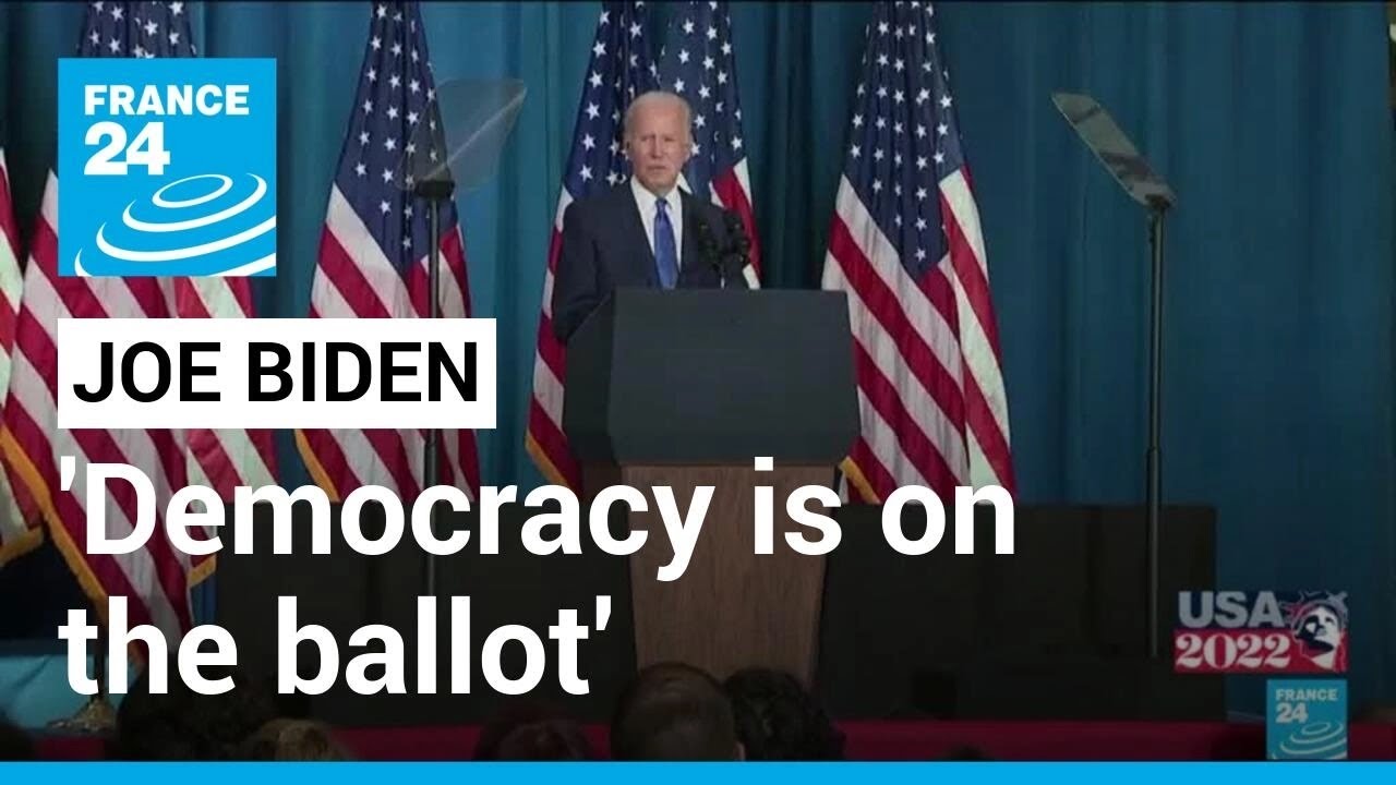 Biden warns election deniers pose threat to democracy • FRANCE 24 English