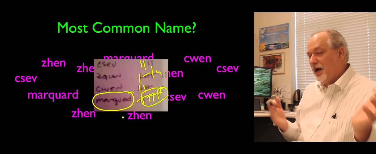 Python for Informatics - Chapter 9 - Dictionaries