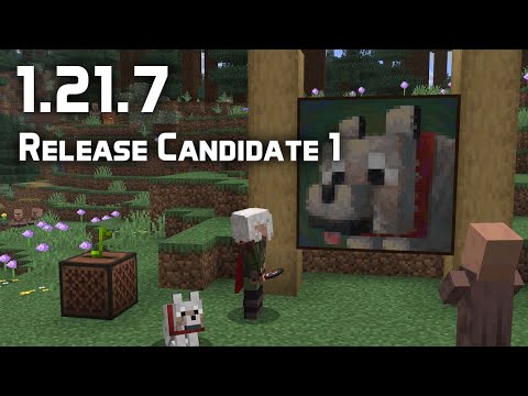 News in Minecraft 1.21.7 Release Candidate 1