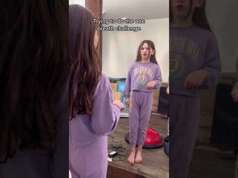 One Breath Singing Challenge (Snowman) #shorts