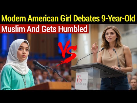 Modern American Girl Debates 9-Year-Old Muslim And Gets Humbled - Legacy of Islam