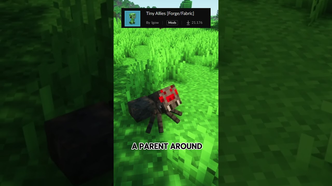 Tiny Allies Minecraft Mod  #minecraft  #mods  #gaming  #minecrafttutorial  #minecraftbuilding