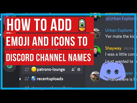 Discord Tutorial - How To Add Emoji and Icons to Channel Names