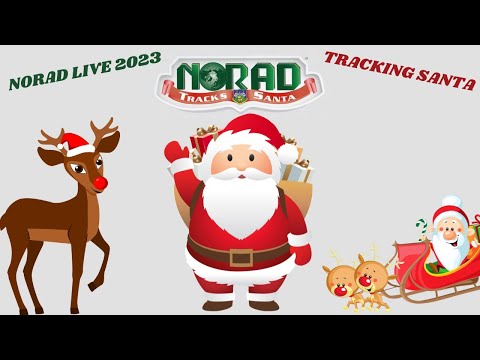 π΄Live Norad Santa Tracking 2023! Santa is Starting His Journey Soon! Come chill to Christmas Music!