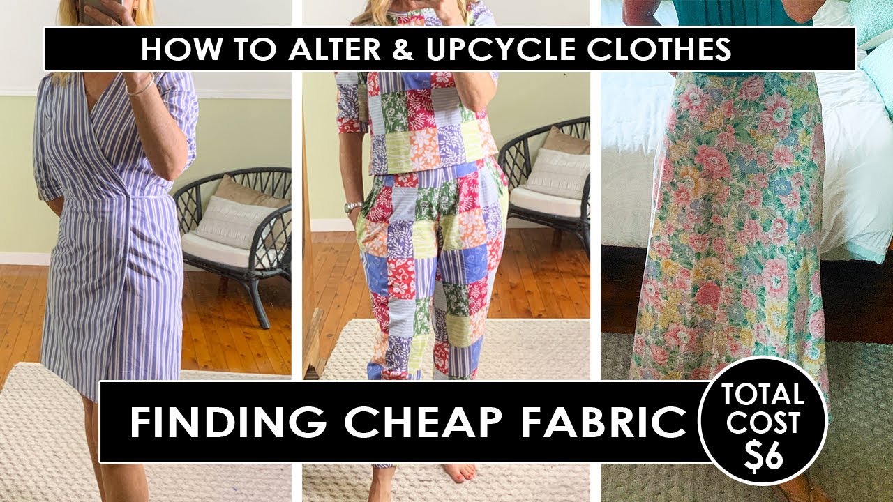 Free and cheap fabric to your next sewing project | #sewing #recycle #reuse