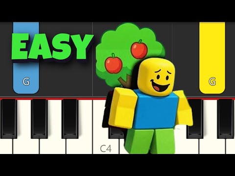 Roblox Grow a Garden Music - EASY PIANO TUTORIAL