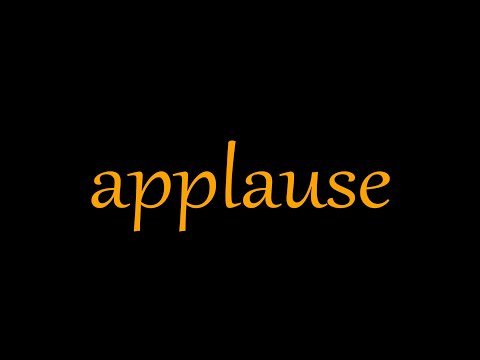 Applause-word of the day
