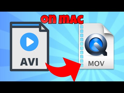 how to convert avi to mov on mac