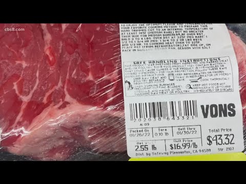 Grocery store sticker shock: Sizzling meat prices in San Diego stores