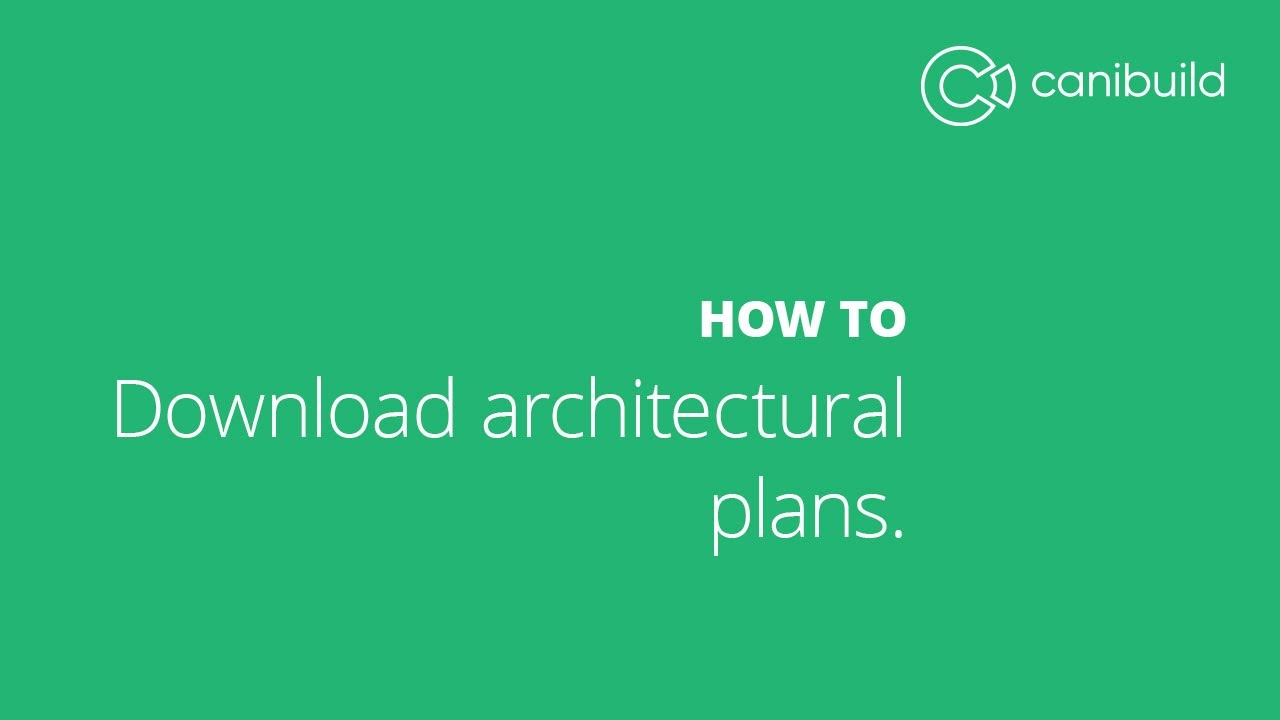 Download architectural plans