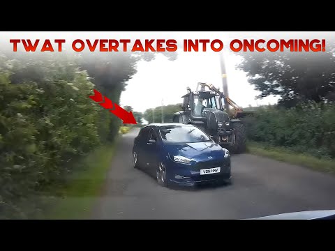 UNBELIEVABLE UK DASH CAMERAS | Idiot In A Merc, Fails To Stop And Swearing, Hard Shoulder Overtake!