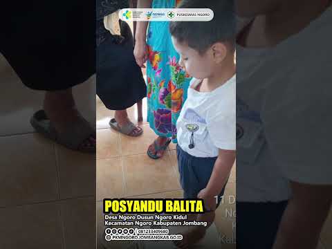 Posyandu Balita di Wilayah Kerja Pusekesmas Ngoro Kecamatan Ngoro Kabupaten Jombang