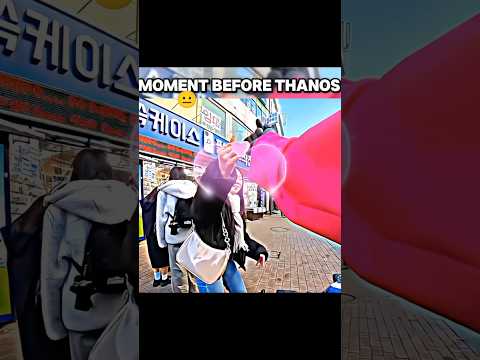 Thanos fans in real life were crazy | squid game edit |#shorts #squidgame