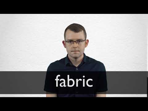 How to pronounce FABRIC in British English