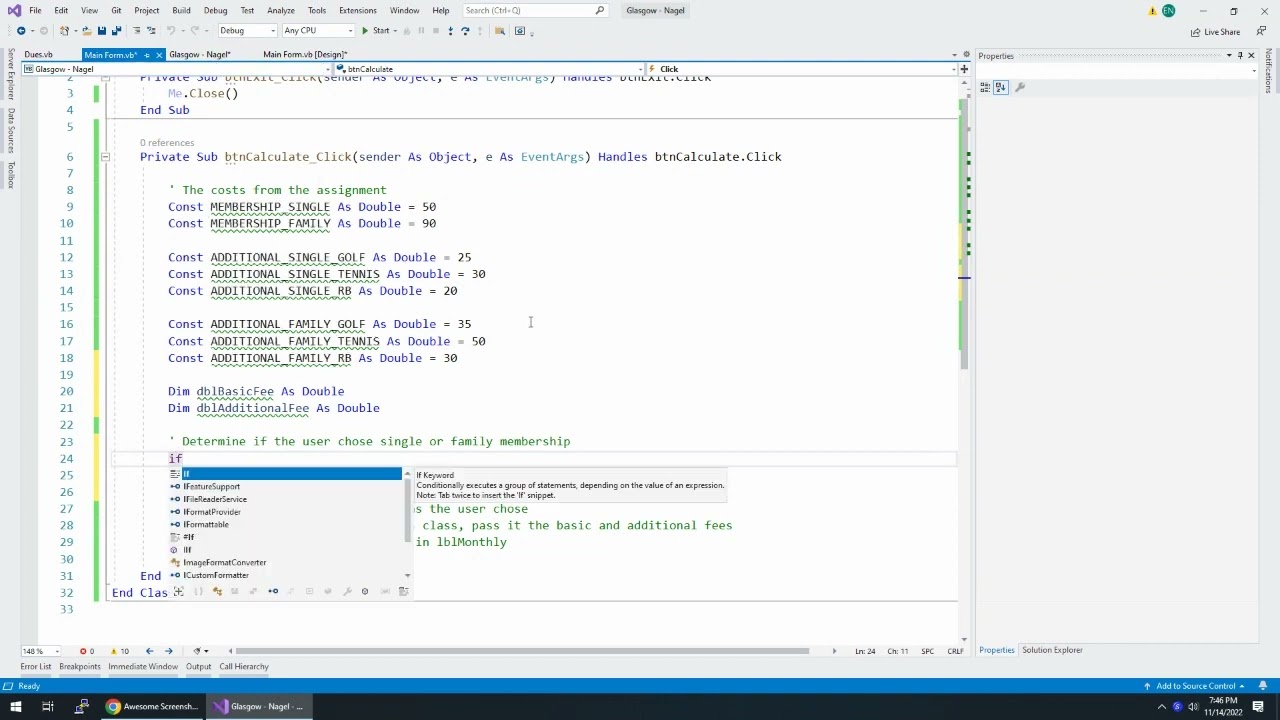 Glasgow Exercise 10-9 Zak's Programming with Microsoft Visual Basic 2019/2022