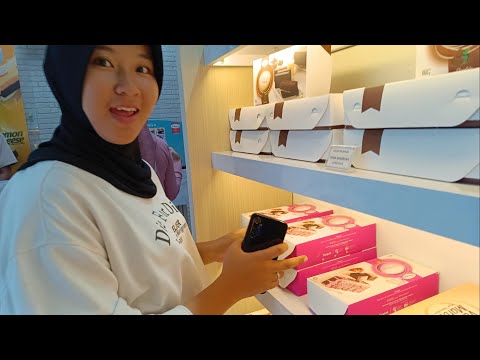 mencoba rasa baru brownies amanda kadipaten || rasa strawberry pink marble.#brownies