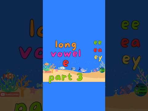 Long Vowel e (ey) - How to Pronounce the Long Vowel "e" | Super Simple English | Phonics #shorts