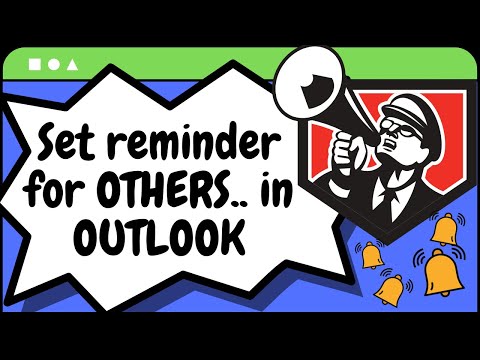 Set Reminders for Others in Outlook #shorts