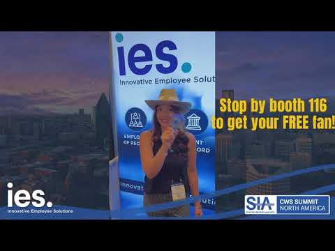 Innovative Employee Solutions (IES) | Come Check Out Our Cool Swag at CWS Summit Dallas 2023
