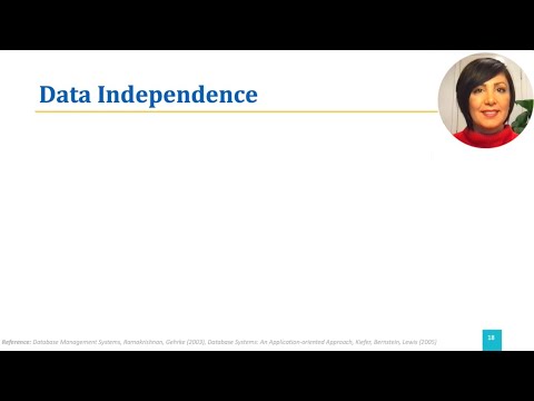 DBS: 1.5. Introduction: Data Independence