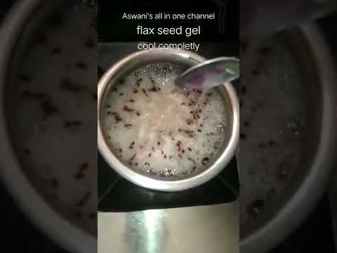 Flax seed gel/for reduce dandruff,hair fall control#shorts#youtubeshorts/Aswani all in one channel