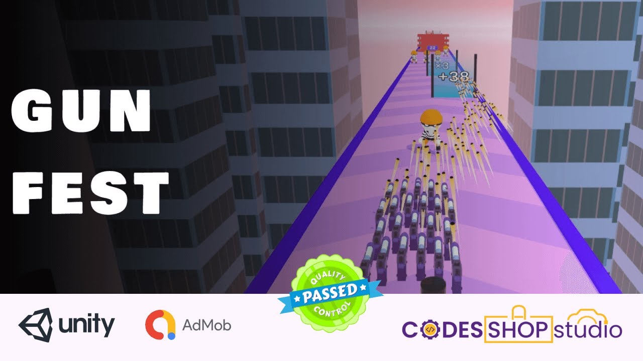 Gun Fest | Unity game | 100% tested Source Code