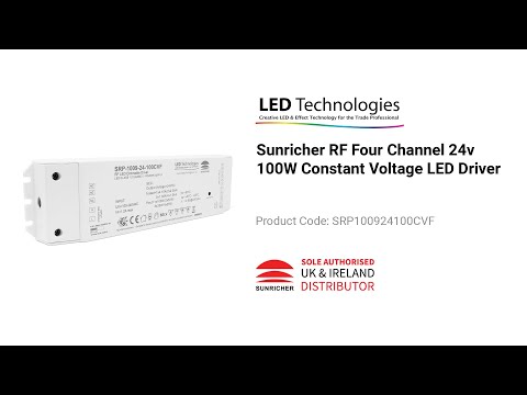 Sunricher RF Four Channel 24v 100W Constant Voltage LED Driver