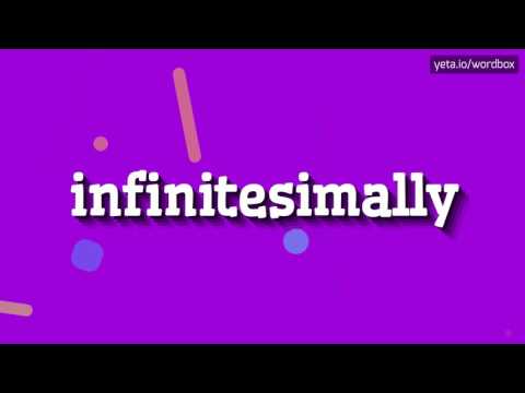 INFINITESIMALLY - HOW TO PRONOUNCE IT!?