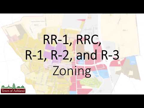RR1, RRC, R1, R2, and R3 Zoning