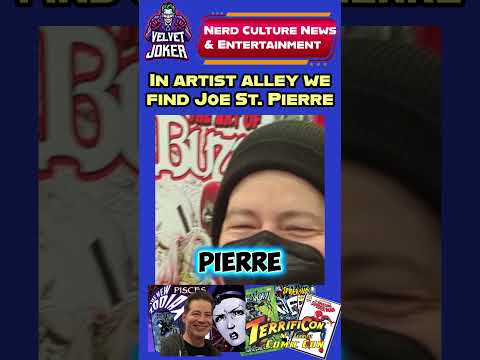 In Artist Alley We Find Joe St Pierre @terrificon_CT #spiderman New Interview Coming Soon